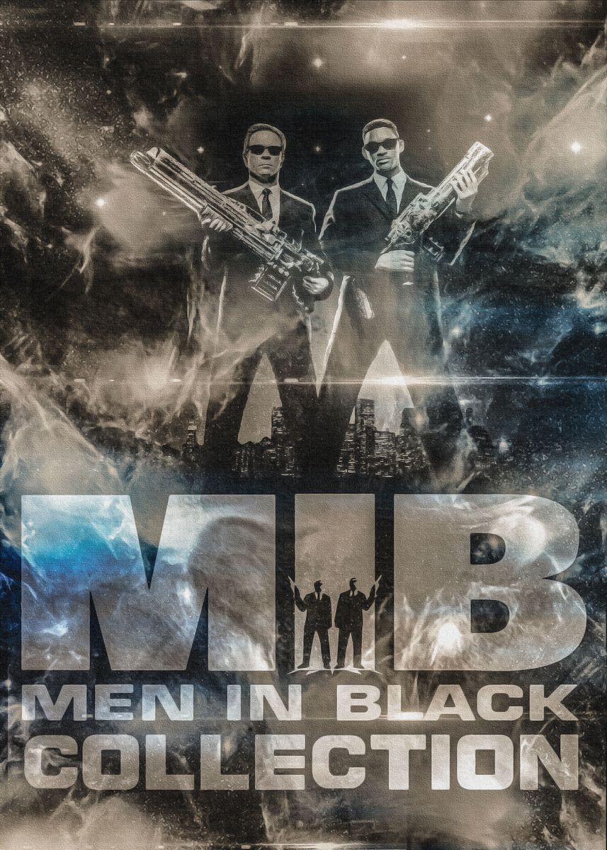 'Men In Black Collection' Poster, picture, metal print, paint by ...