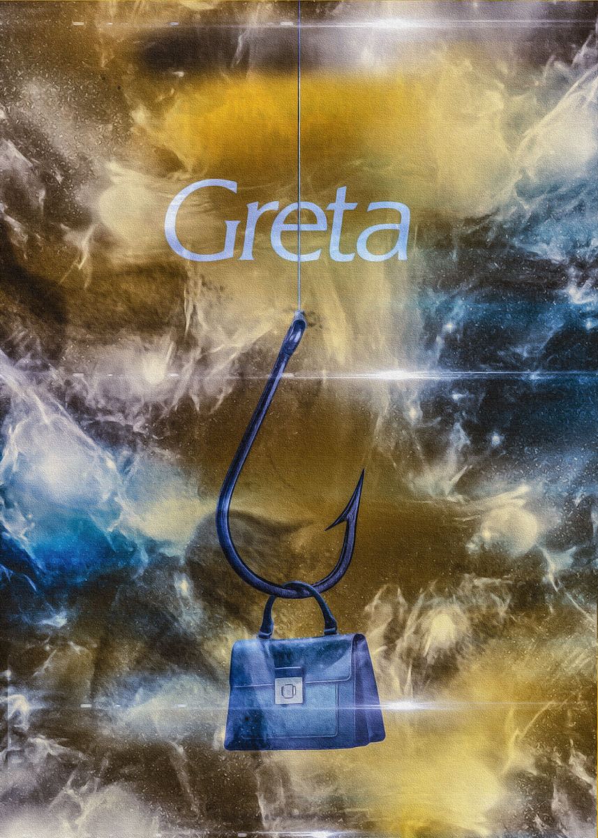 'Greta ' Poster, picture, metal print, paint by Kaye Luca | Displate