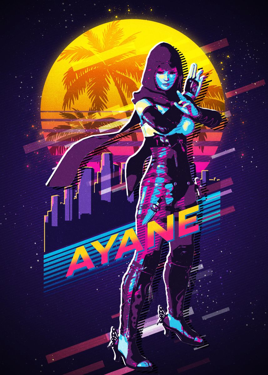 'AYANE ' Poster, picture, metal print, paint by Most Popular Cult ...