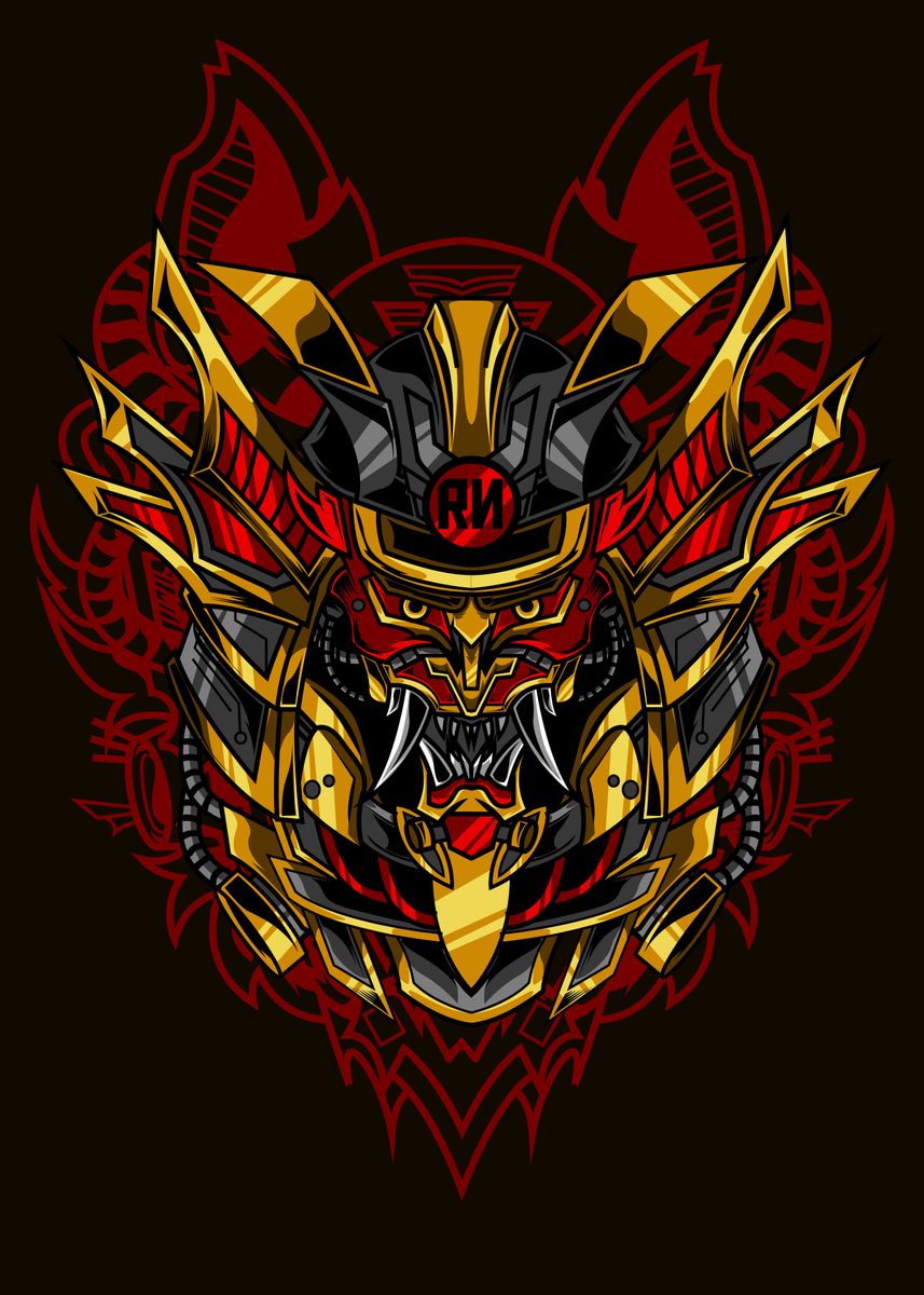 'Robot Ronin' Poster, picture, metal print, paint by Iqbal harris ...