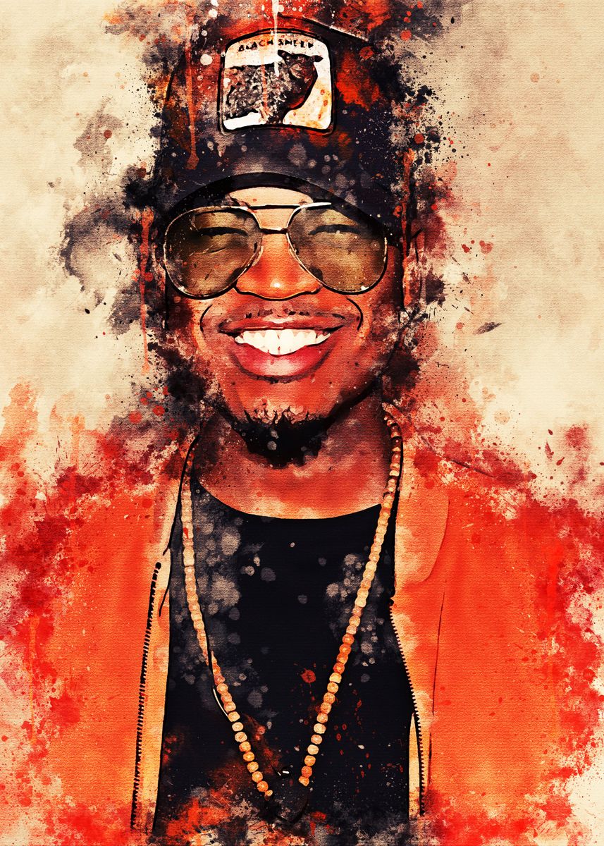 'Ne Yo' Poster, picture, metal print, paint by TI KI | Displate