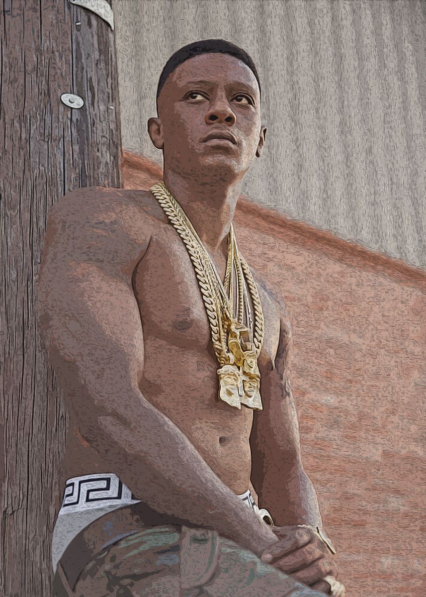 'Bad Azz' Poster, picture, metal print, paint by Dillon Holden | Displate