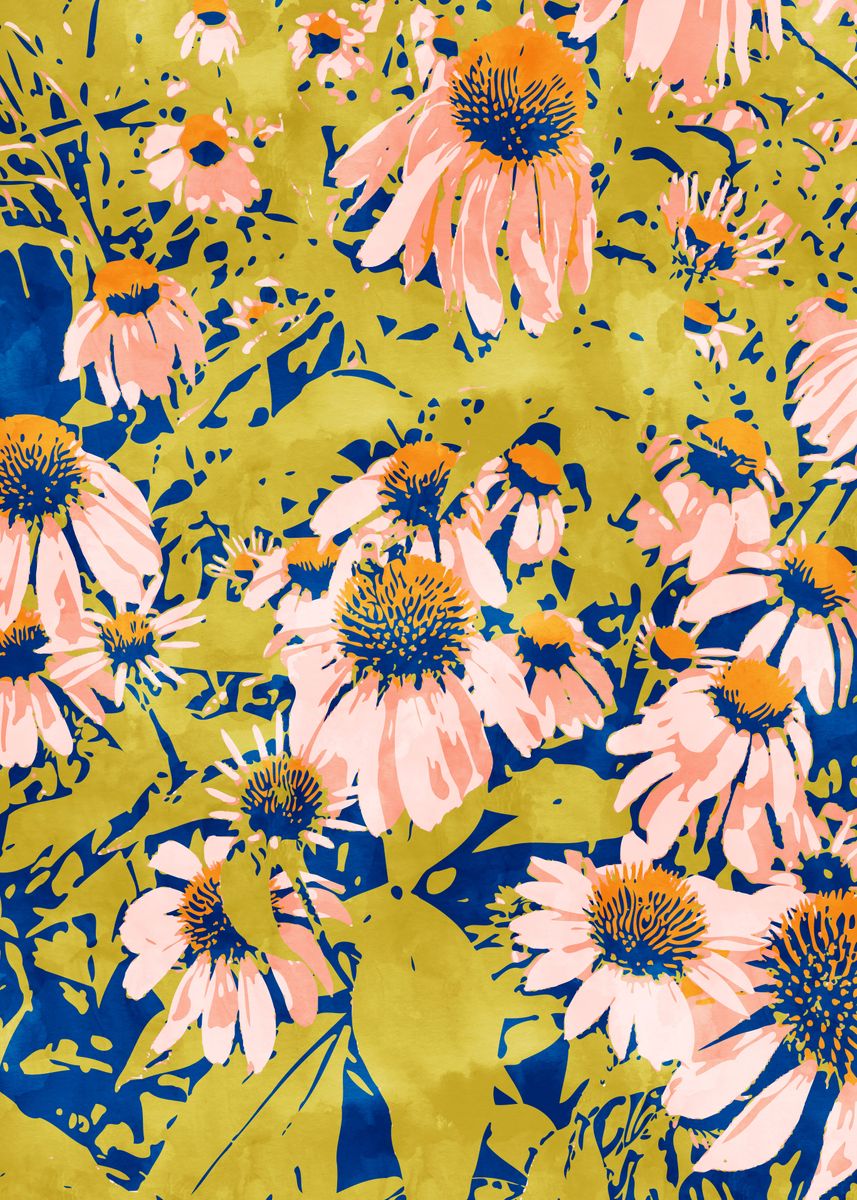 'Leah' Poster, picture, metal print, paint by 83 Oranges by Uma Gokhale ...