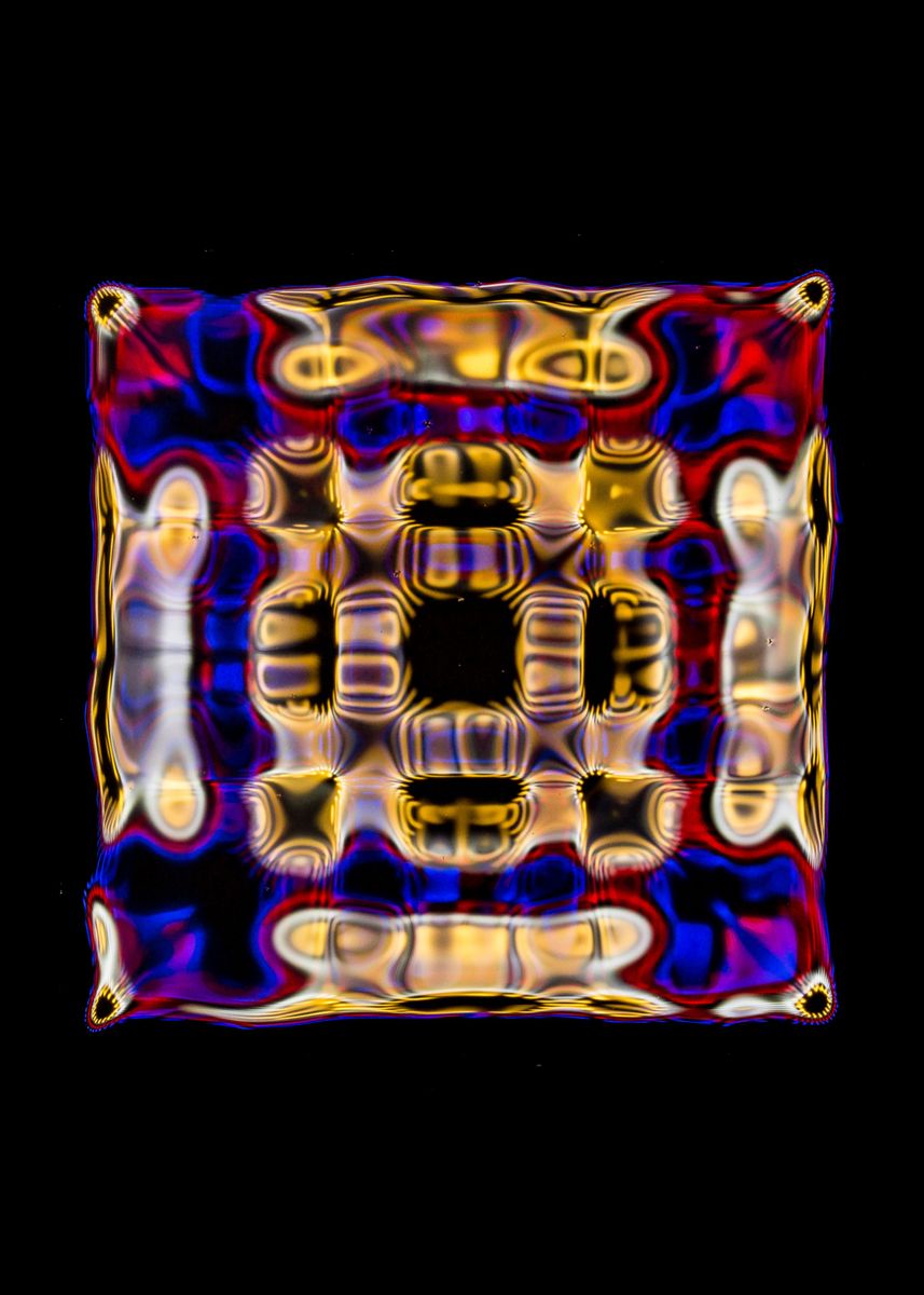 'Cymatics Squared' Poster, picture, metal print, paint by Le5 gualkee ...