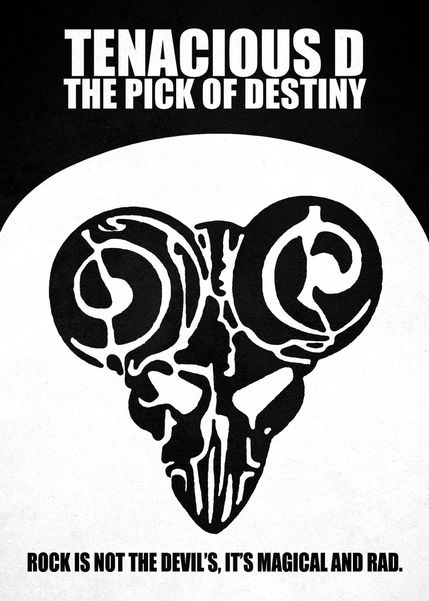 'Tenacious D Pick Of Destin' Poster, picture, metal print, paint by ...