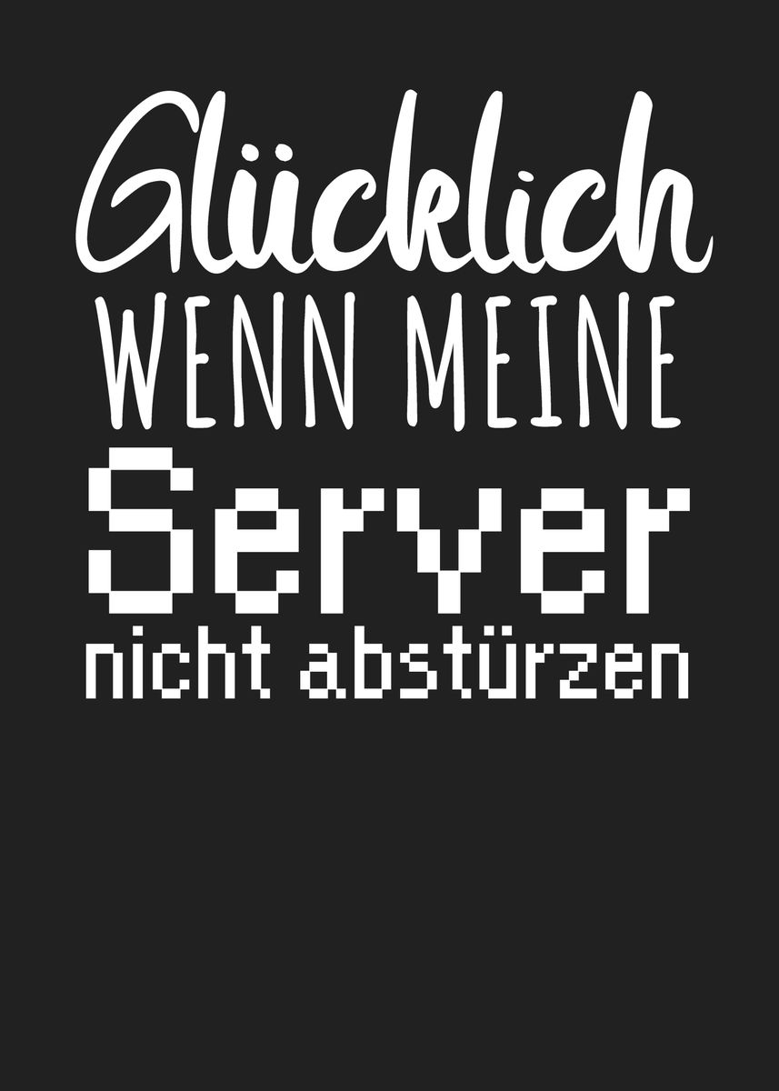 'System Admin Server' Poster, picture, metal print, paint by maxdesign ...