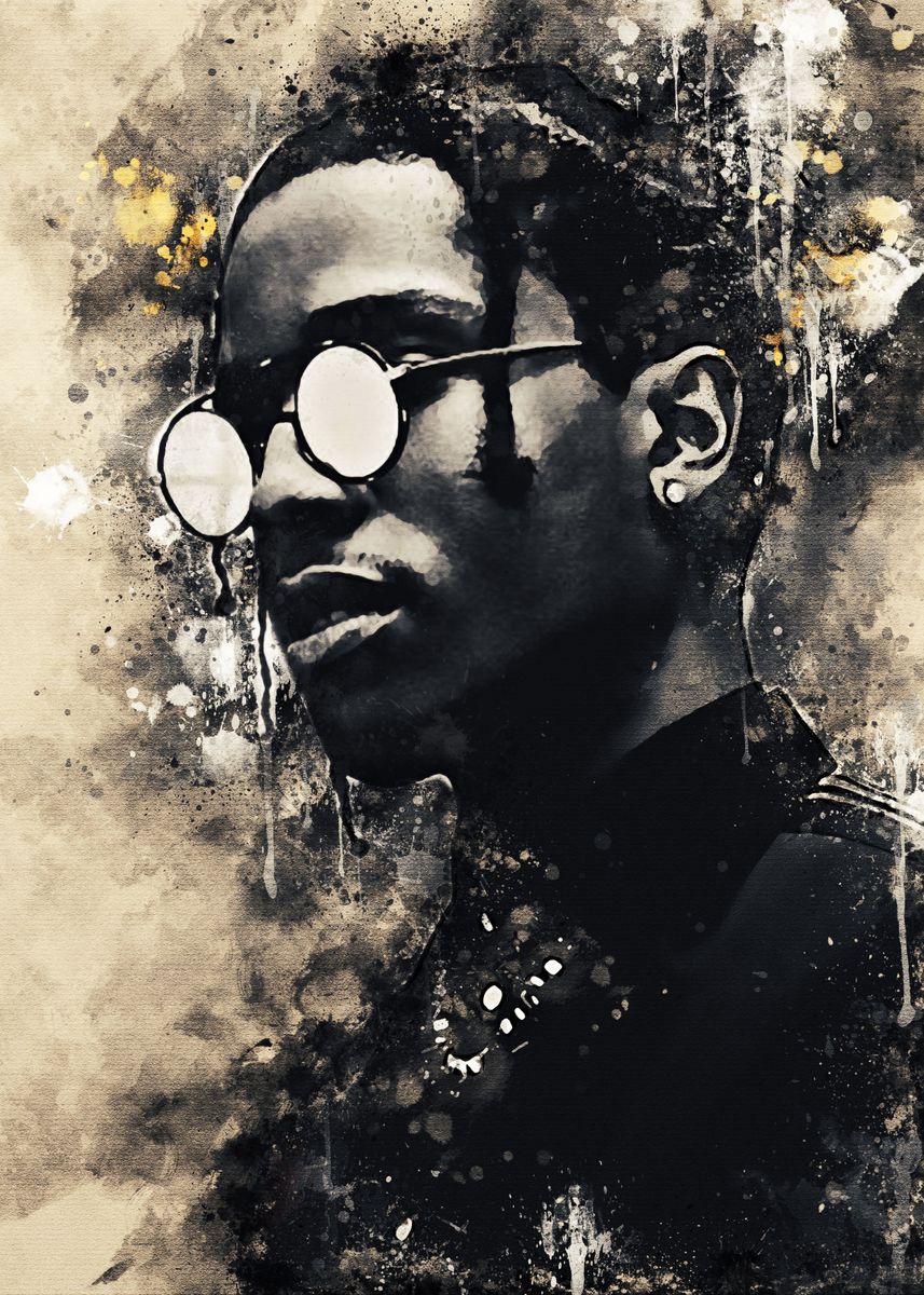 'ASAP Rocky' Poster, picture, metal print, paint by TI KI | Displate