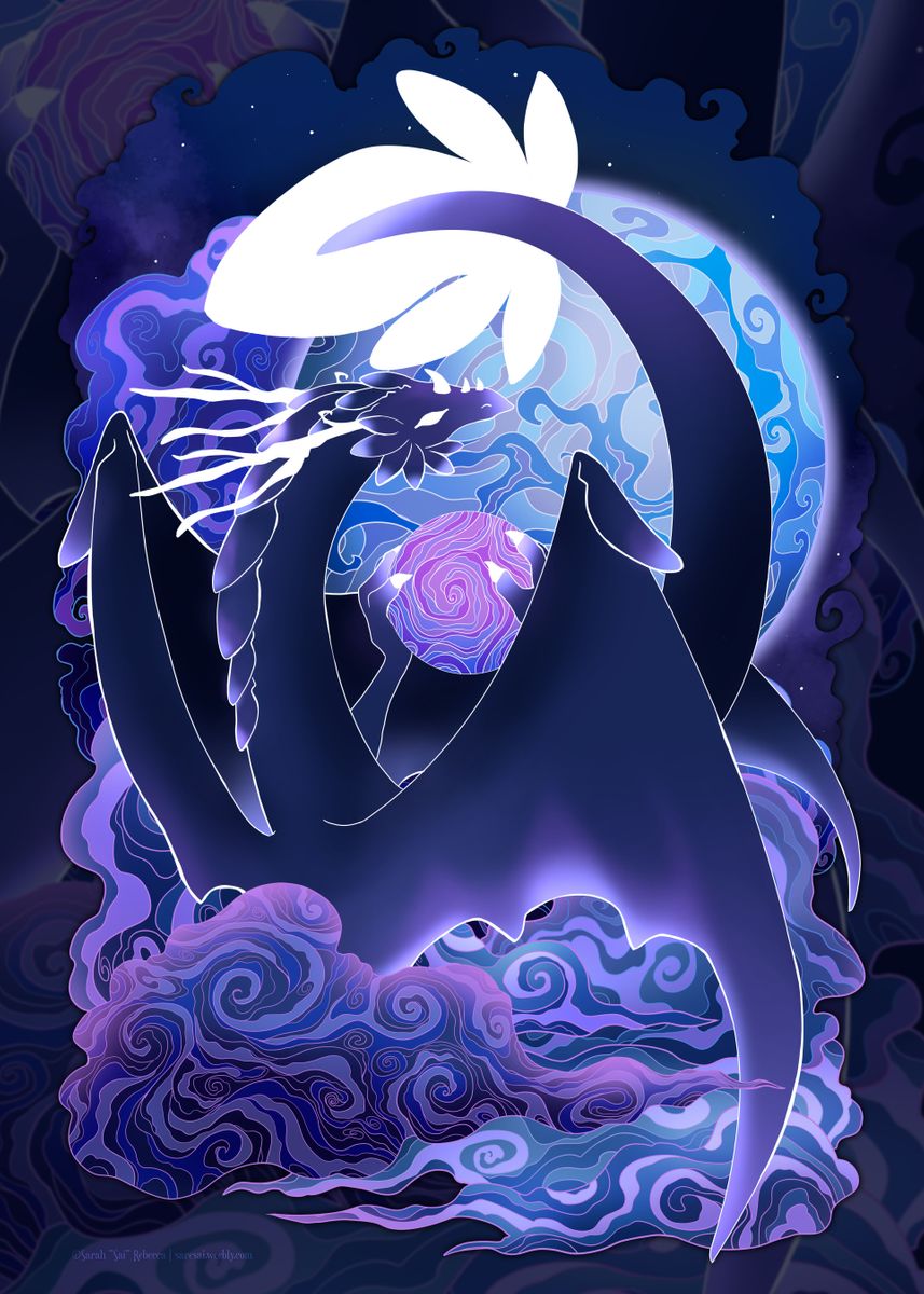 'Night Guard' Poster, picture, metal print, paint by Sarah Rebecca ...