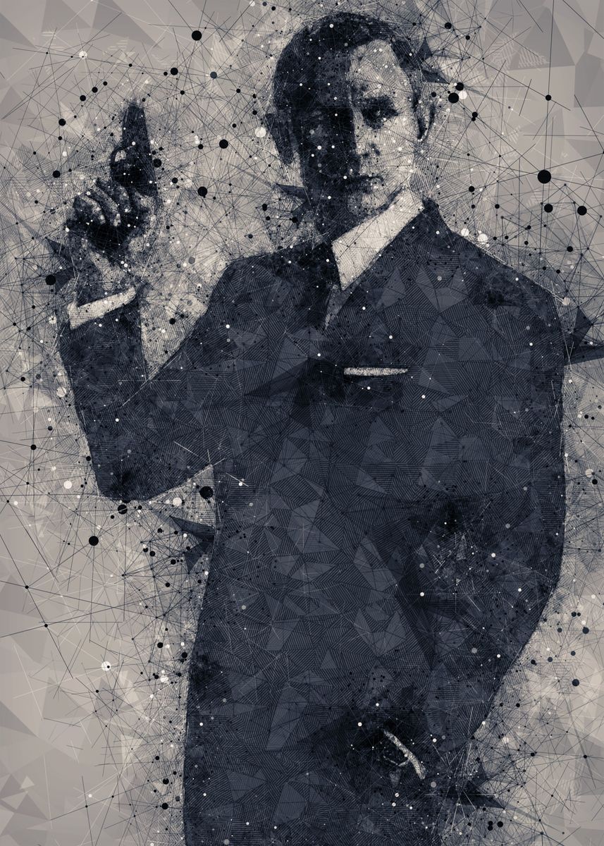 'Daniel Craig' Poster by Alex Mann | Displate