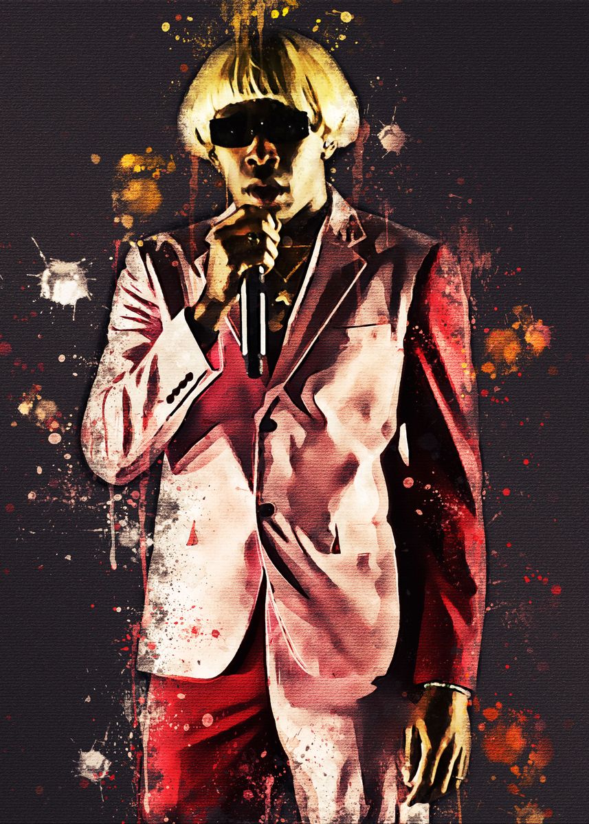 'Tyler The Creator' Poster, picture, metal print, paint by ru ke | Displate