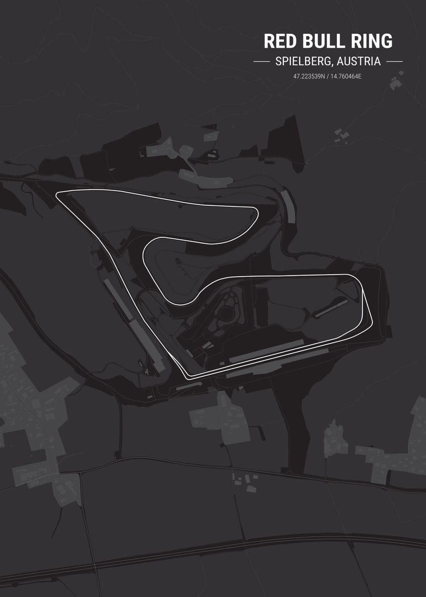 'Red Bull Ring' Poster, picture, metal print, paint by Conceptual ...