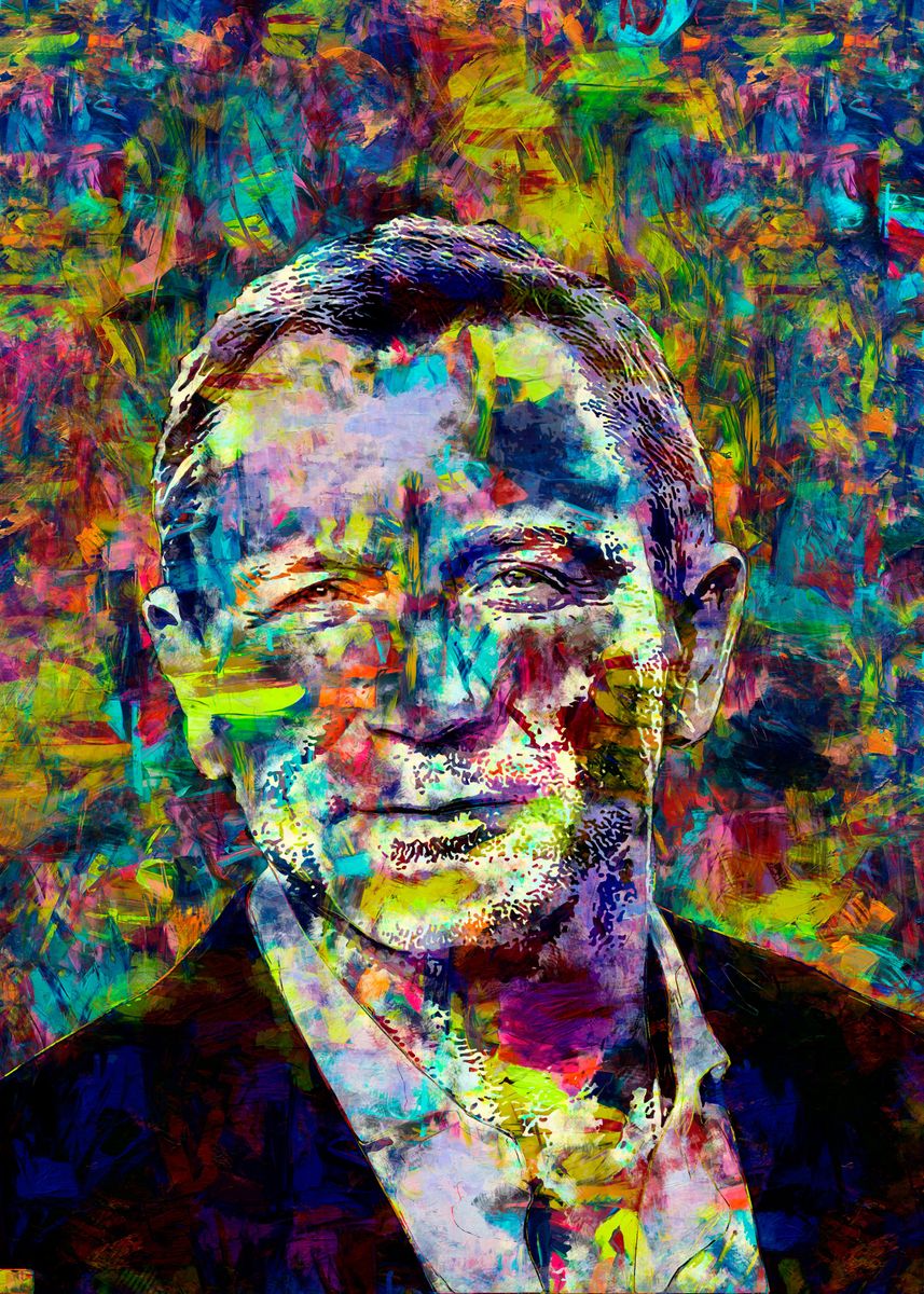 'Daniel Craig' Poster, picture, metal print, paint by Alex Mann | Displate