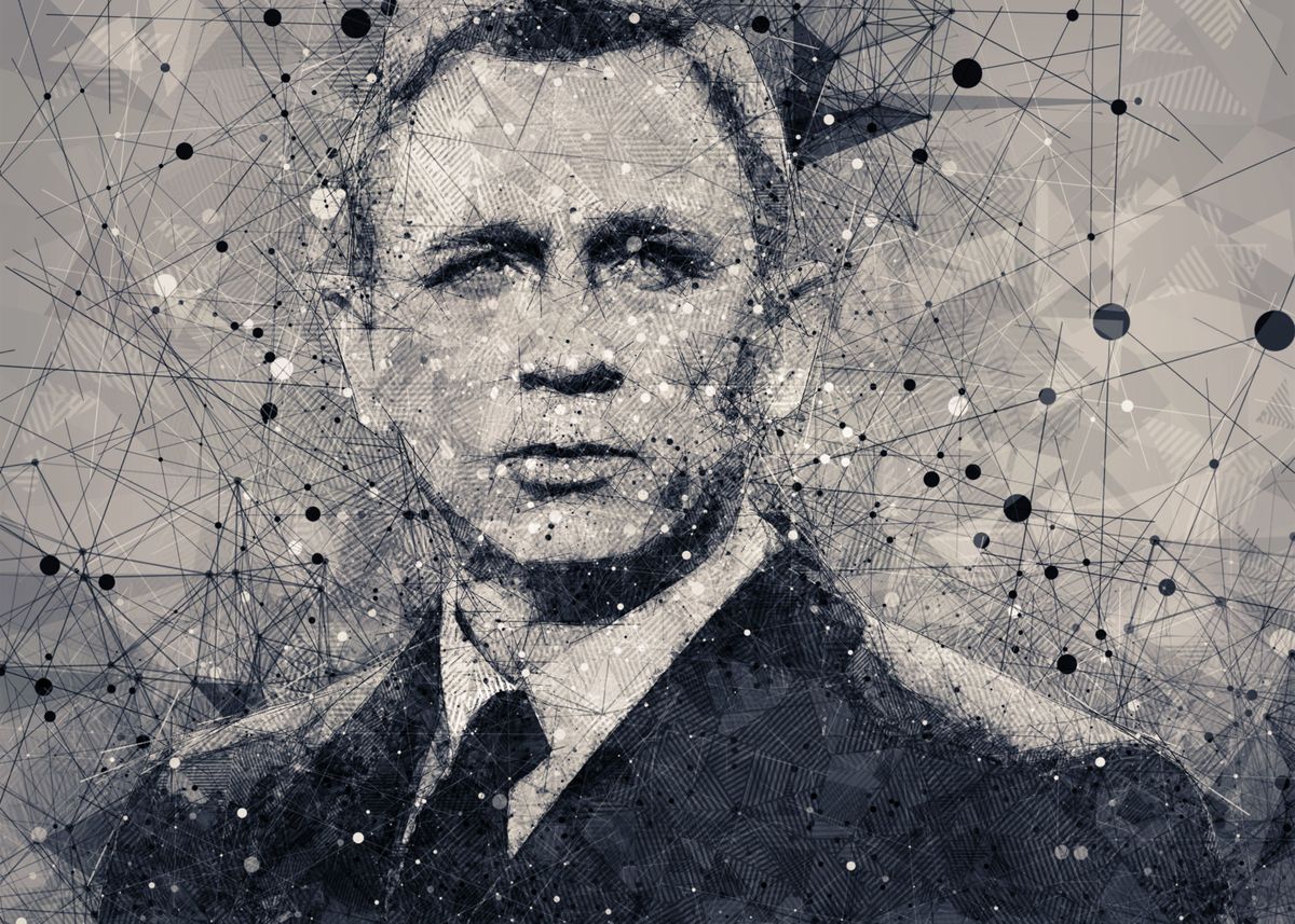 'Daniel Craig' Poster by Alex Mann | Displate