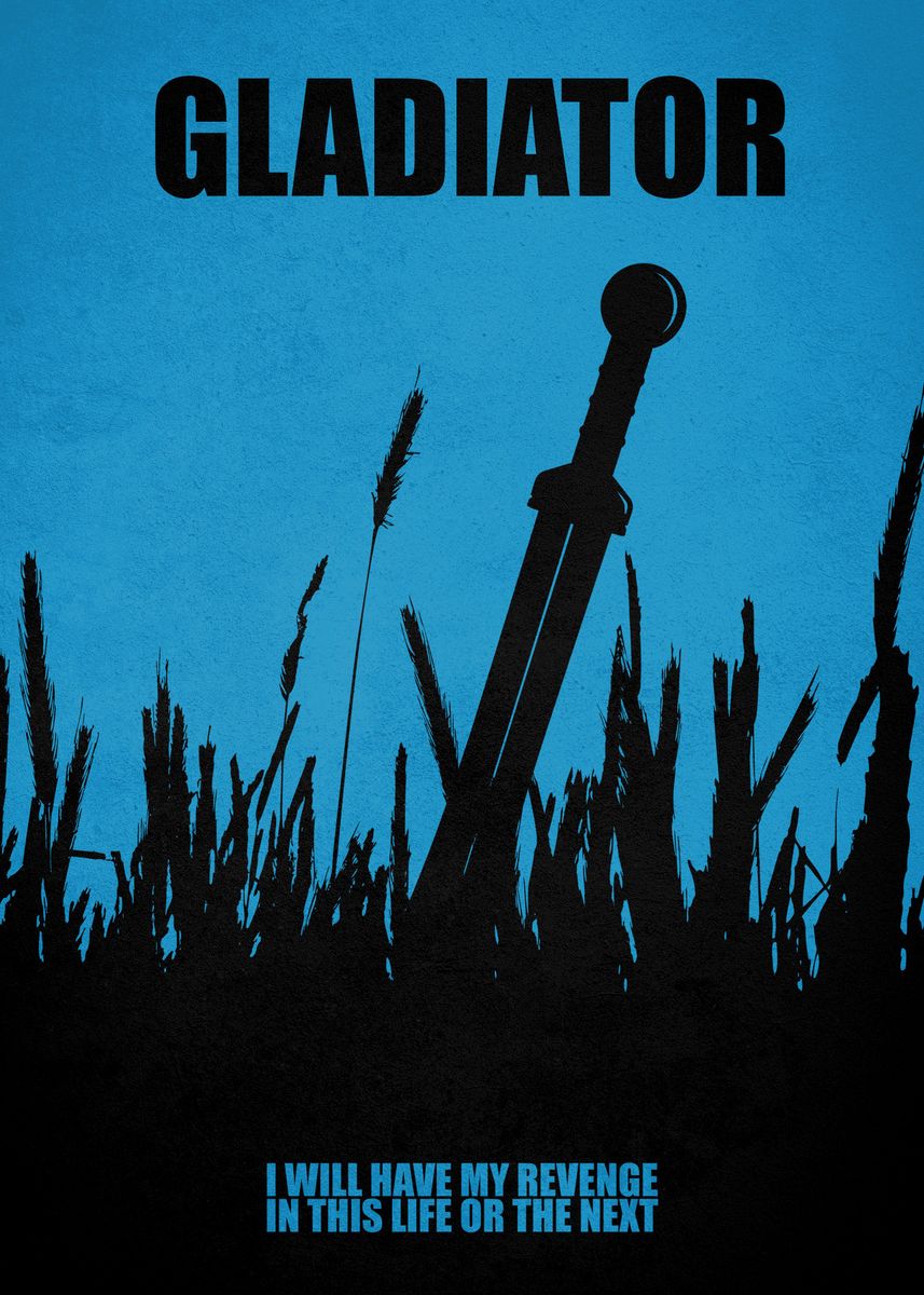 'Gladiator' Poster, picture, metal print, paint by Graphix | Displate