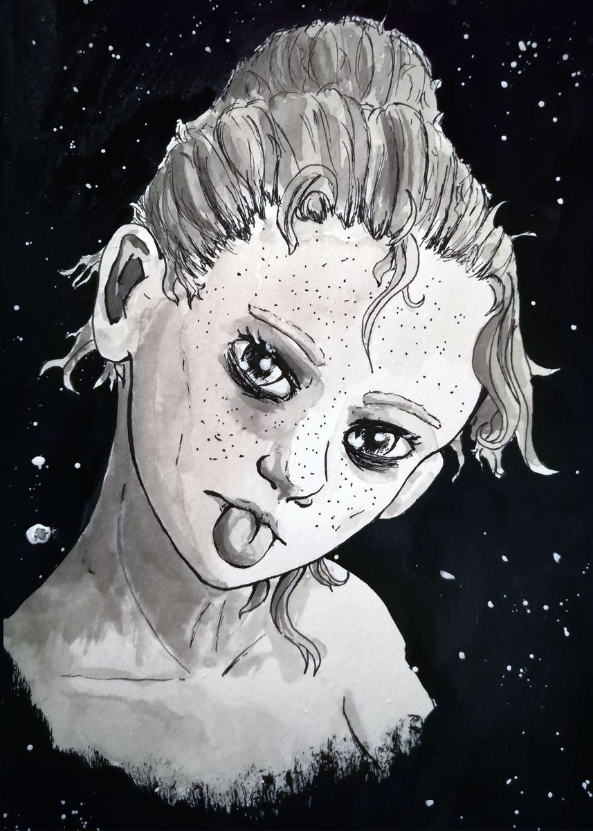 'Mindless black and white' Poster by PsychyChan | Displate