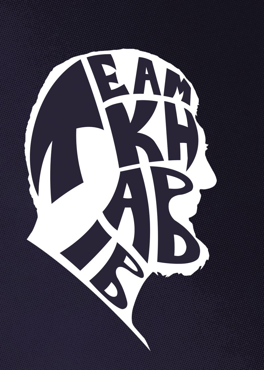 'Team Khabib' Poster, picture, metal print, paint by 888 Digital Arts ...