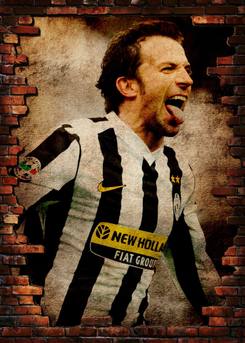 'Alessandro Del Piero' Poster, picture, metal print, paint by Denis ...