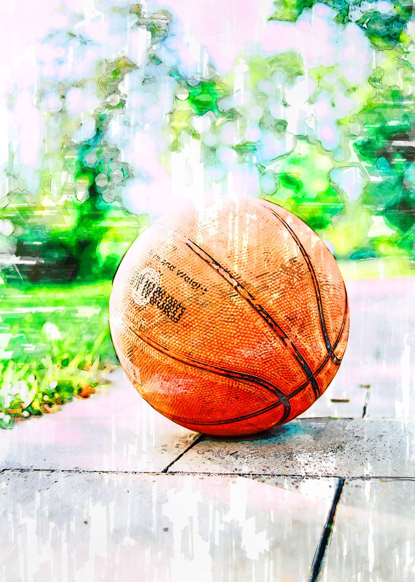 'Ball Is Life' Poster by Colortrix | Displate