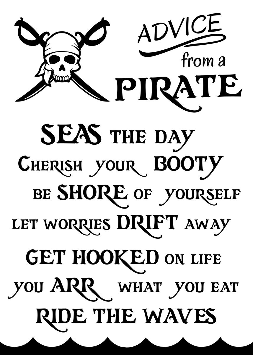 'Funny Bathroom Pirate' Poster, picture, metal print, paint by Atomic ...