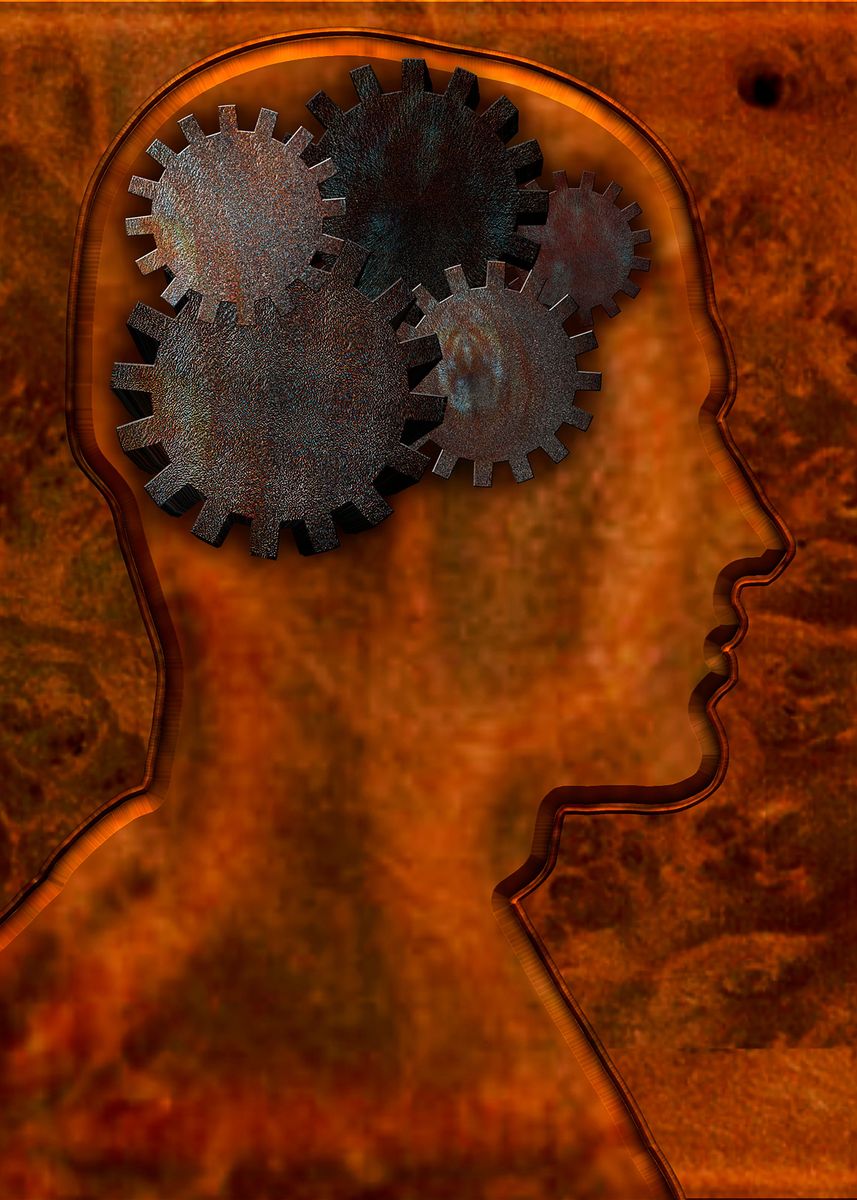 'Copper man' Poster, picture, metal print, paint by Bruce Rolff | Displate