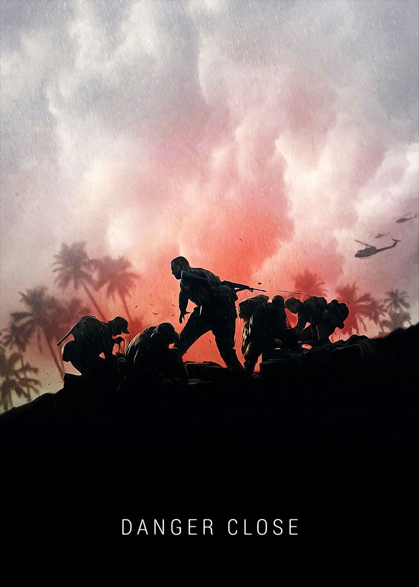 'Danger Close' Poster, picture, metal print, paint by SeeMyArt | Displate