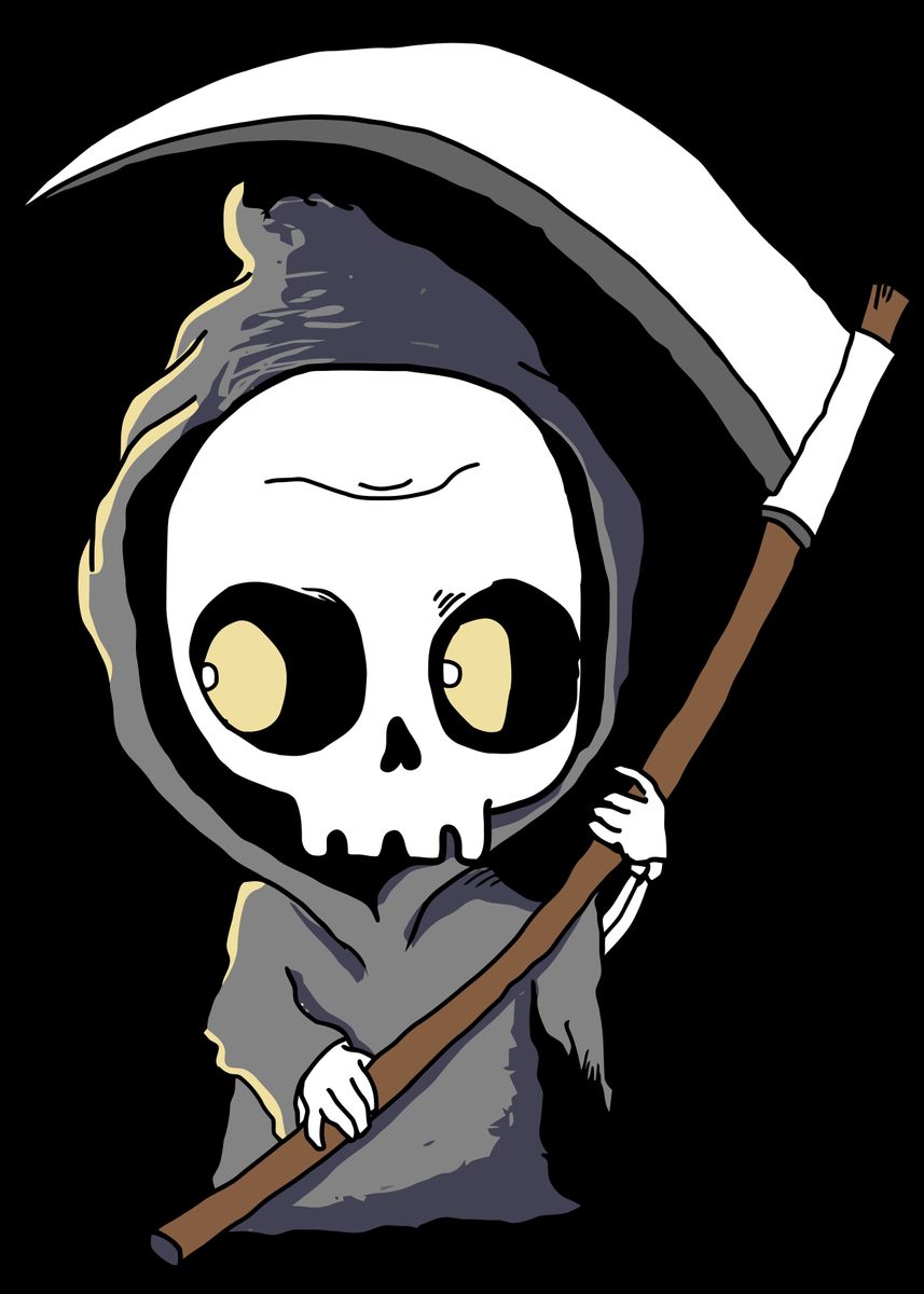 'Chibi Reaper' Poster, picture, metal print, paint by Rick Creative ...