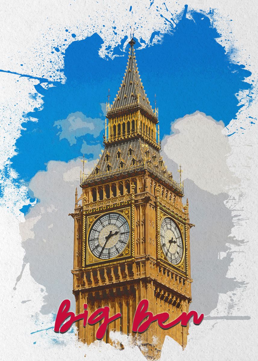 'Big Ben ' Poster by maniala | Displate