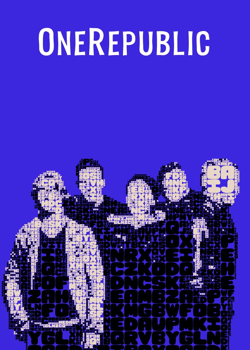 'OneRepublic' Poster, picture, metal print, paint by Mobilunik | Displate