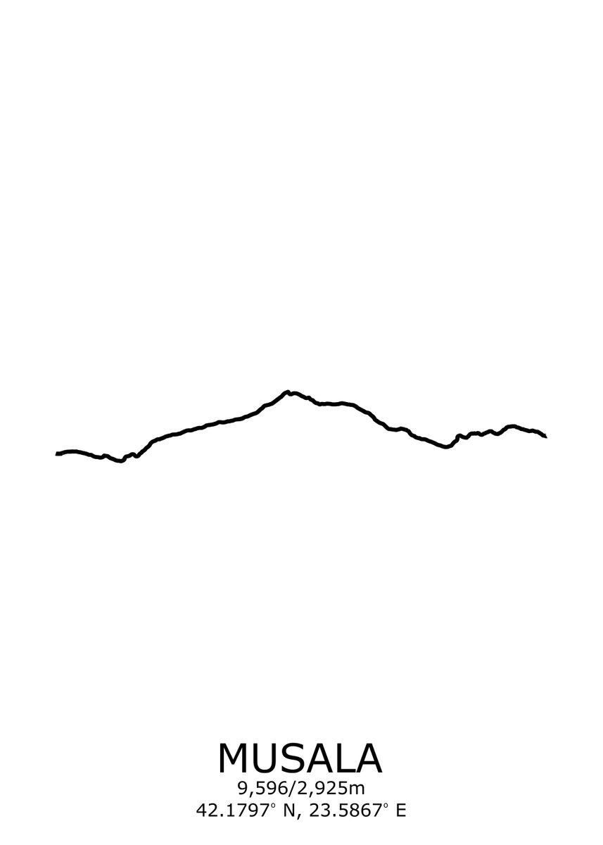 'Musala' Poster, picture, metal print, paint by Josh B | Displate