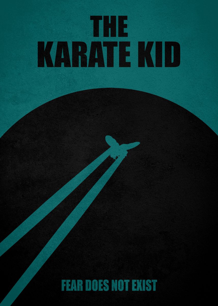 'The Karate Kid' Poster, picture, metal print, paint by Graphix | Displate