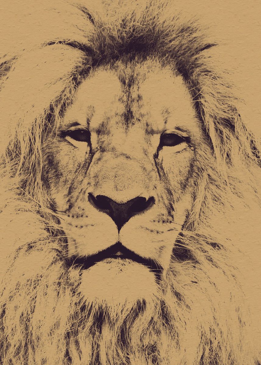 'King of the Jungle' Poster, picture, metal print, paint by TheGiftHub ...