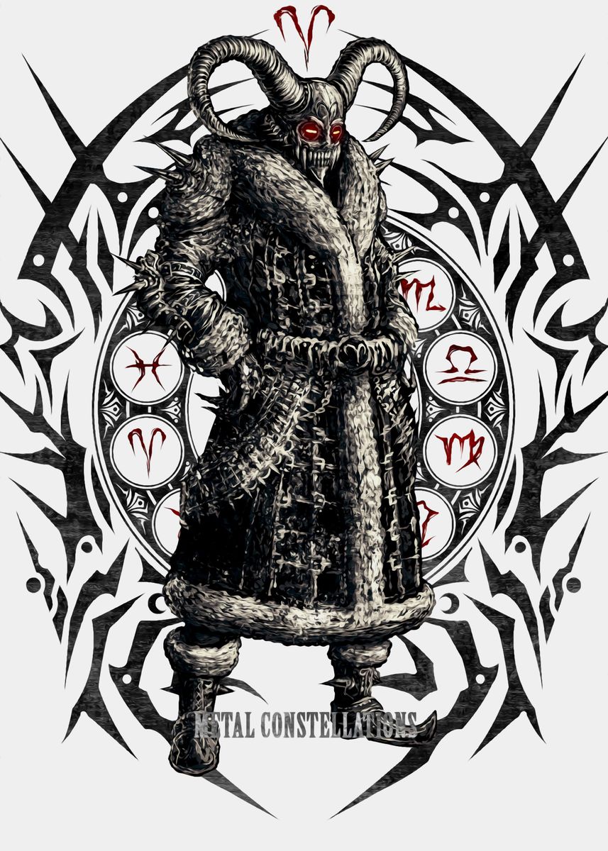 'Aries Zodiac Sign' Poster, picture, metal print, paint by gunpla ...