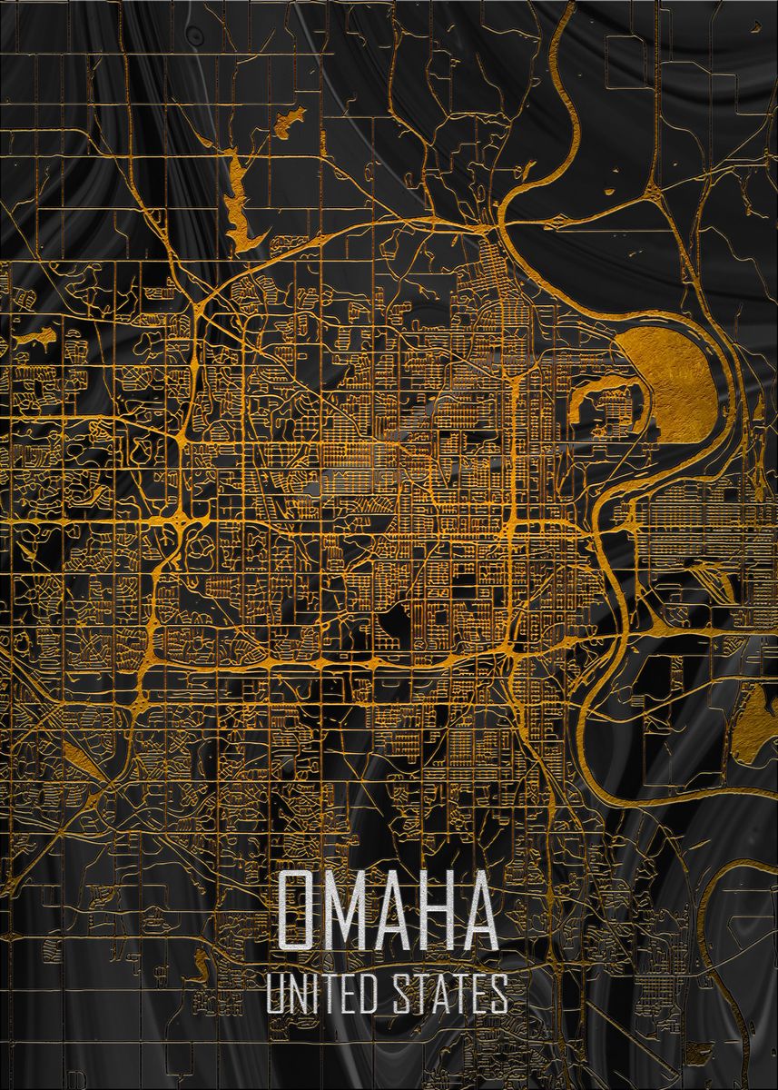 'Omaha United States' Poster by Coconut Sorbet | Displate