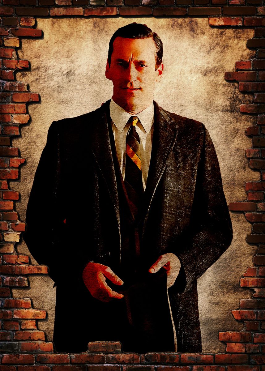 'Don Draper' Poster, picture, metal print, paint by Kaye Whitesel ...