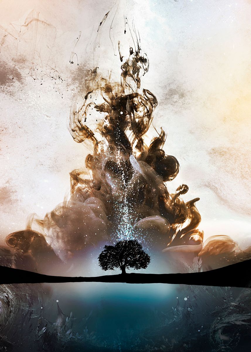 'Ethereal tree' Poster by MCAshe Art | Displate