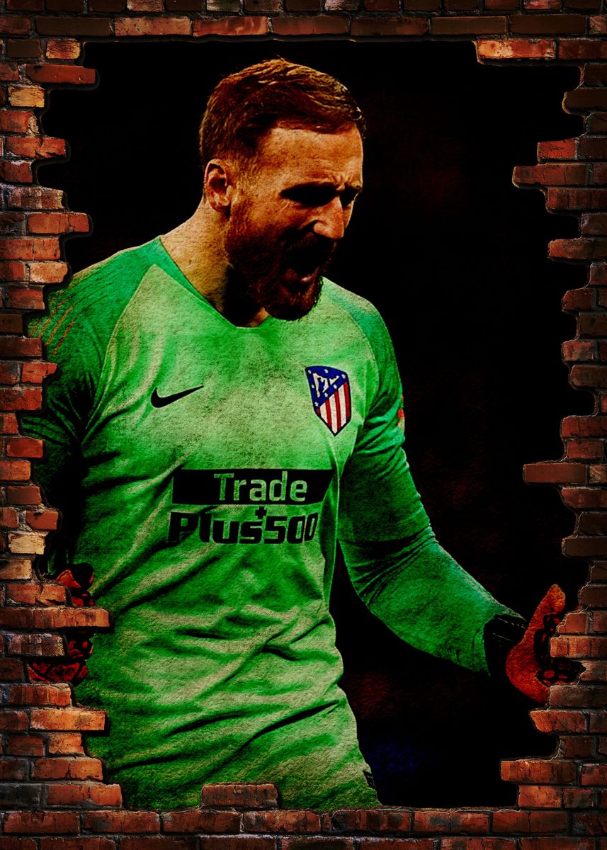 'Jan Oblak' Poster, picture, metal print, paint by Denis Siggers | Displate