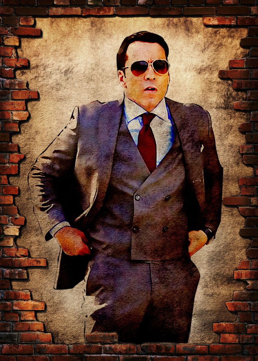 'Ari Gold' Poster, picture, metal print, paint by Kaye Whitesel | Displate