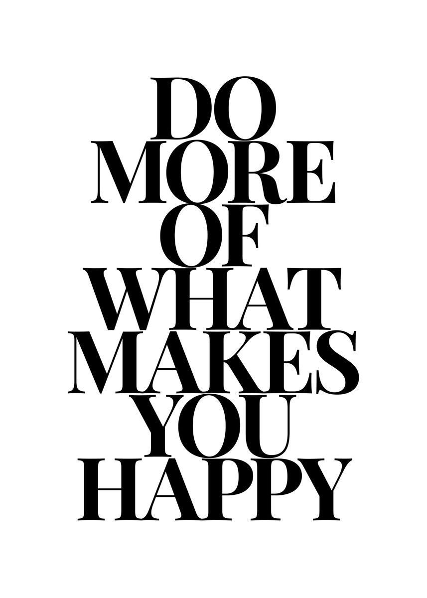 'Be happy' Poster, picture, metal print, paint by KUBISTIKA Modern Art ...