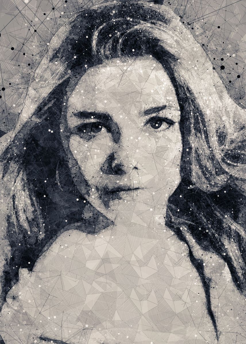 'Florence Pugh' Poster by Alex Mann | Displate