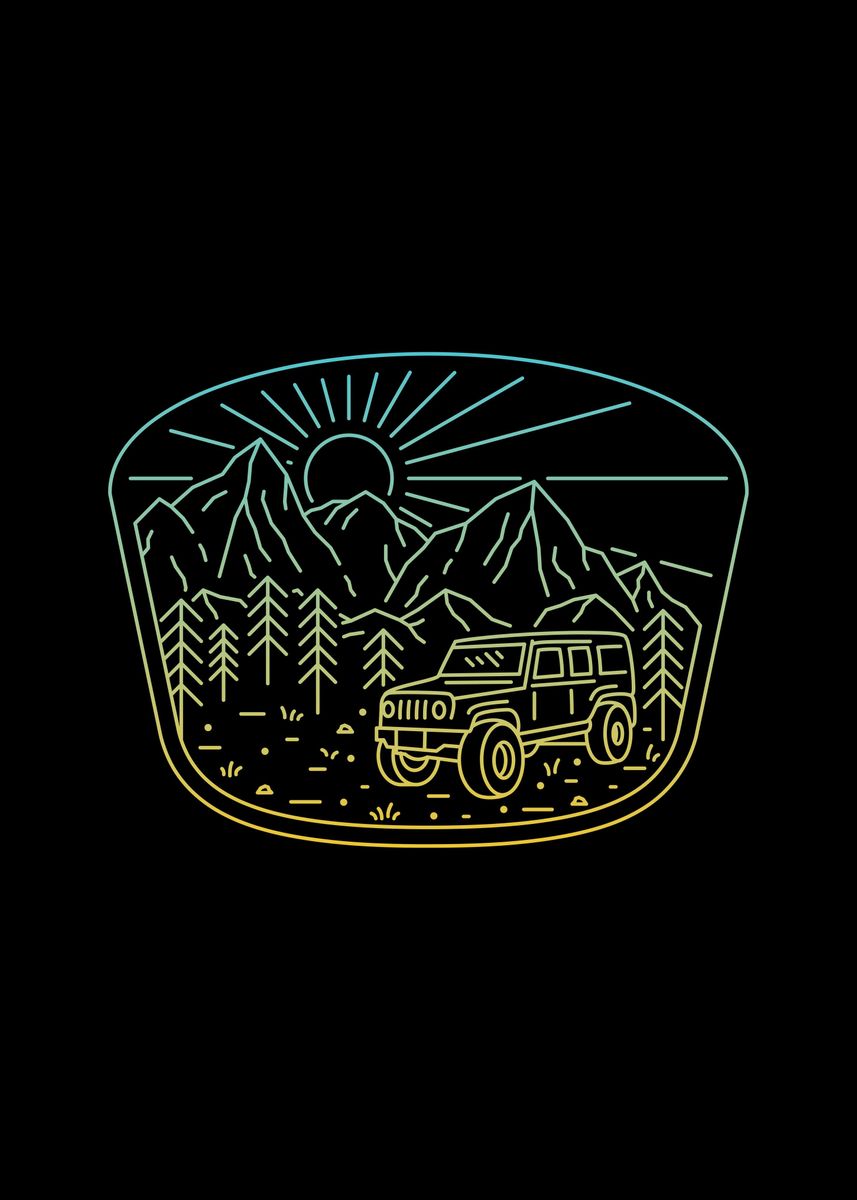 'Expedition' Poster, picture, metal print, paint by Quilimo Studio ...