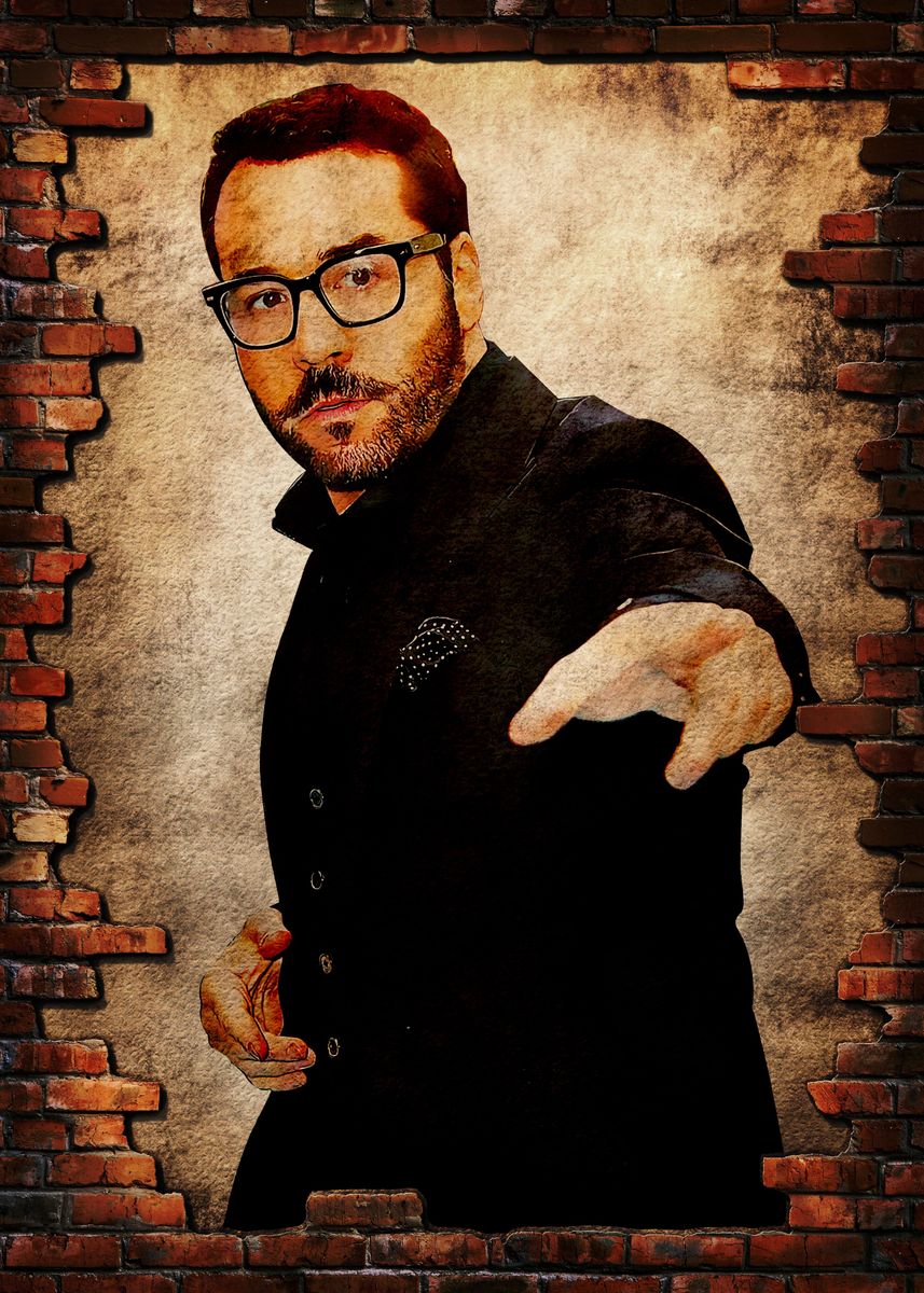 'Ari Gold' Poster, picture, metal print, paint by Kaye Whitesel | Displate