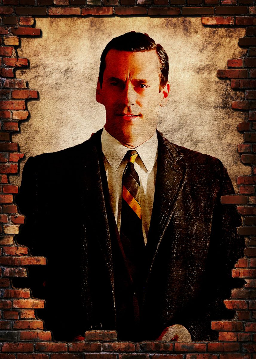 'Don Draper' Poster, picture, metal print, paint by Kaye Whitesel ...