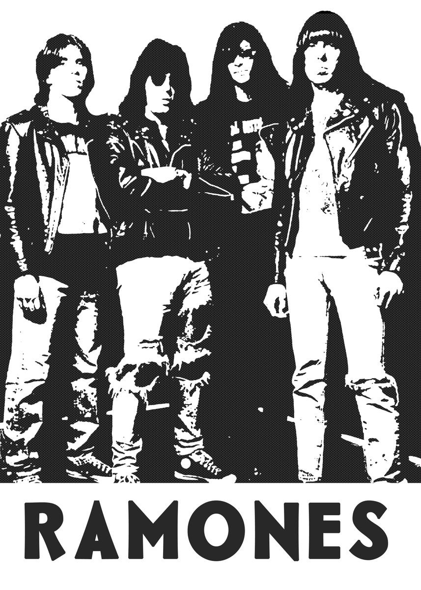 'ramones' Poster by Ridwanart | Displate