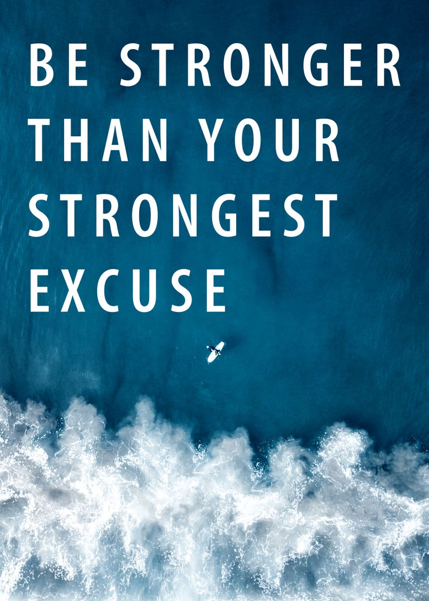 'Be stronger' Poster by Marmaduke Taylor | Displate