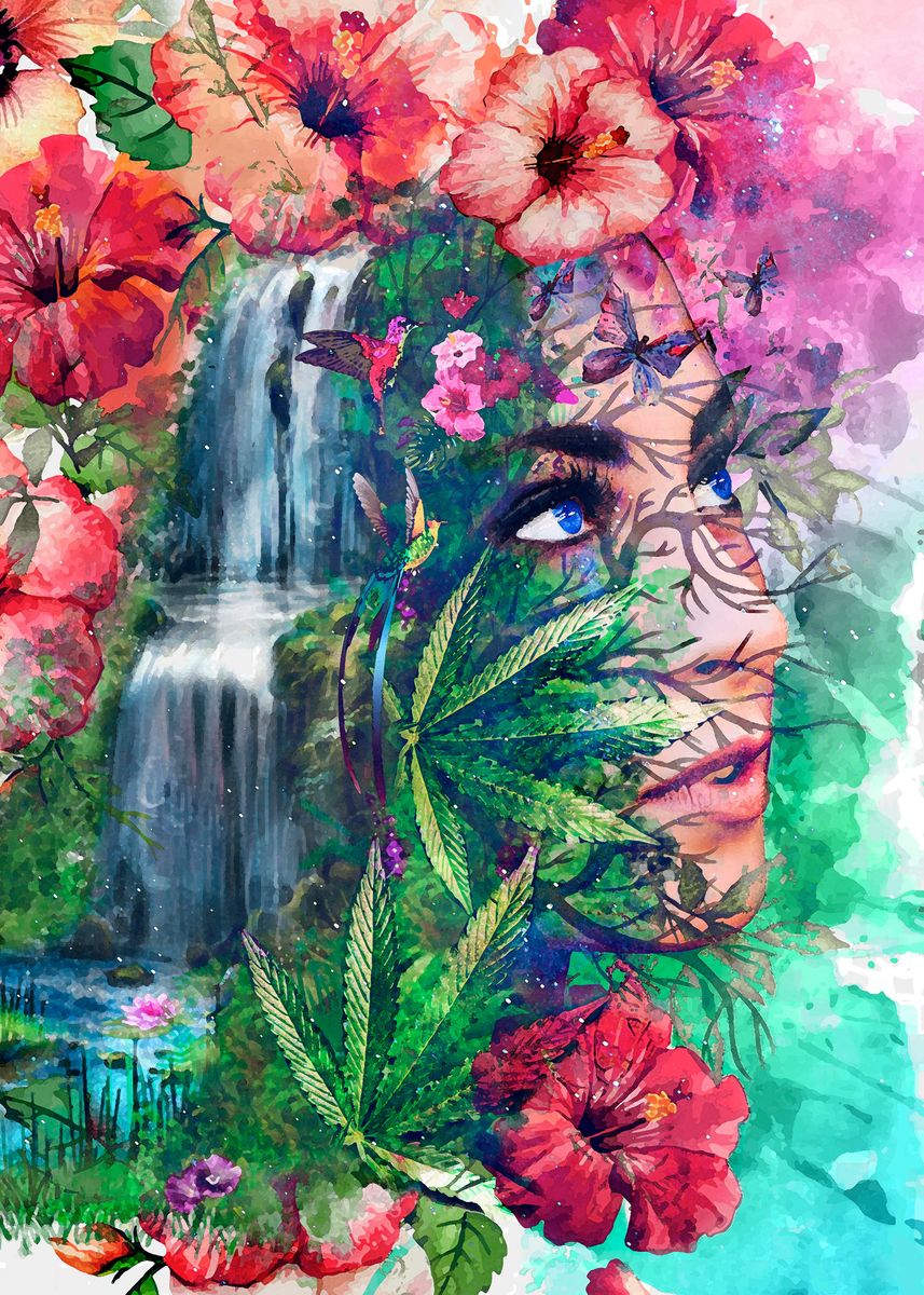 'Gaia Mother Earth' Poster by Cristo Emilio | Displate