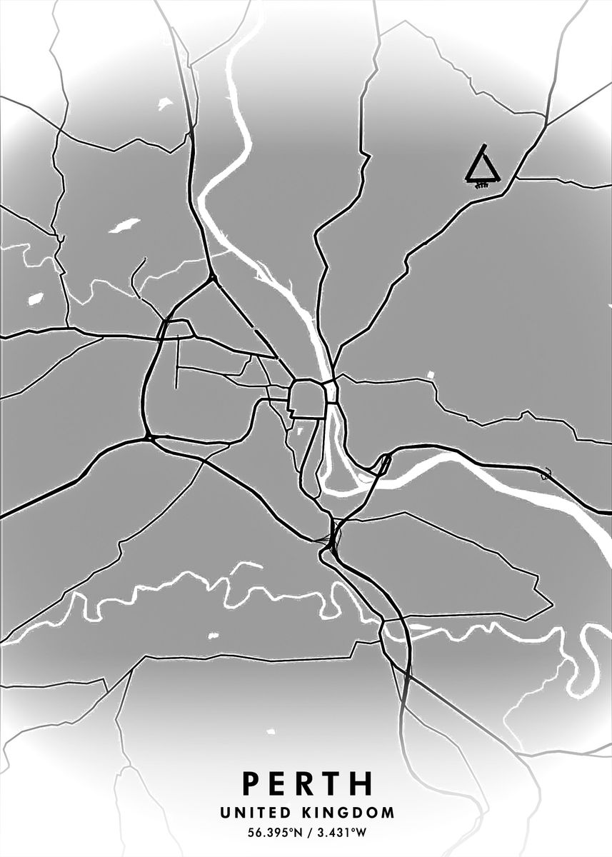 Perth Scotland Map Purchase