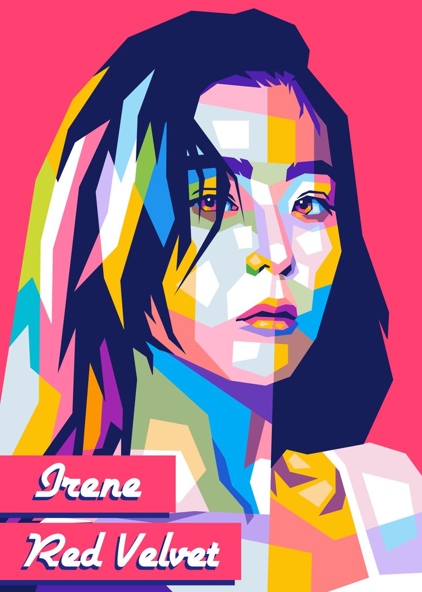 'Irene Red Velvet' Poster by Namrahc Kunatip | Displate
