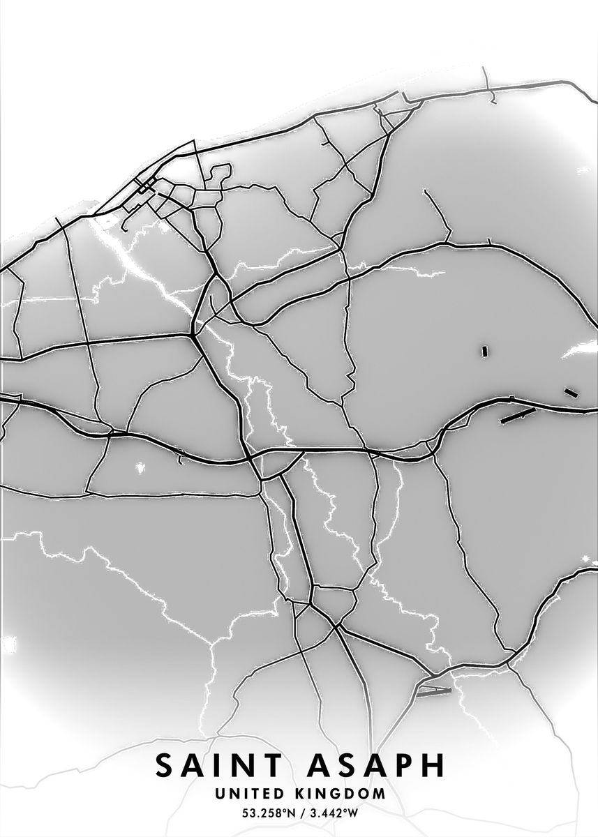 'St Asaph Wales' Poster by Merah Djoeang | Displate