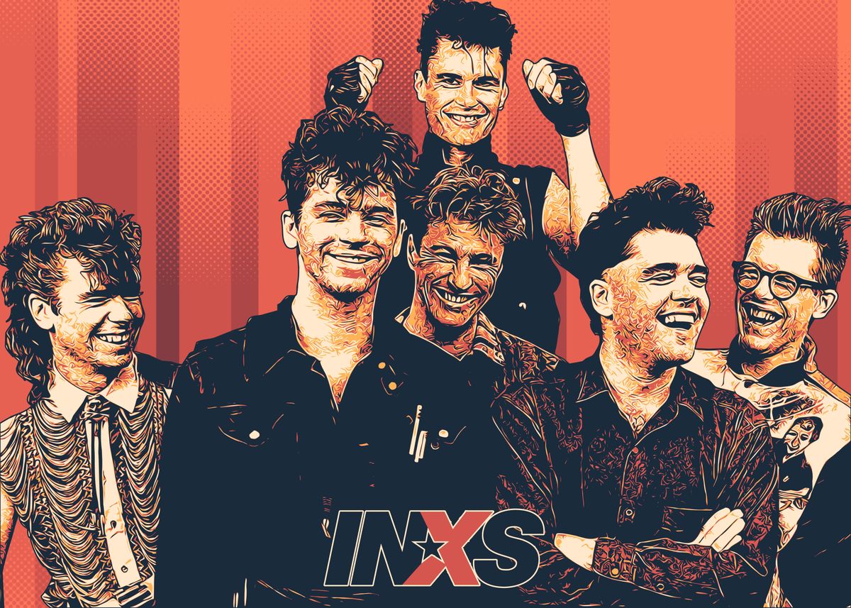 'INXS Artwork Painting' Poster by Rizky Irawan | Displate