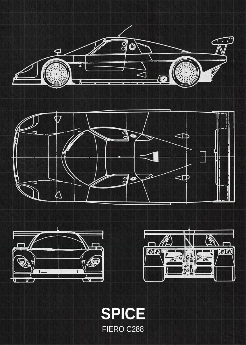 'Spice Fiero C288' Poster by MICHAEL BRUNS PLATES | Displate